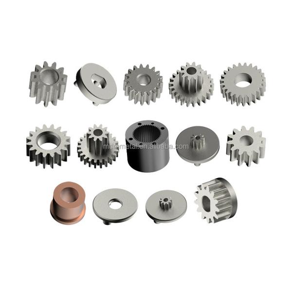 Quality OEM Metal Injection Molding Sintered Metal Parts Small Spur Wheel Gears Iron Bush for sale