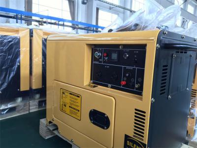 Cina Generatore diesel raffreddato ad aria silenziosa da 5 KVA con ATS opzionale per uso domestico in vendita