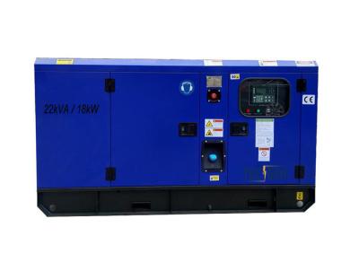 Cina Silent Enclosed Power Generator Set 22kva / 18kw Standby Output For Emergency Power Supply in vendita
