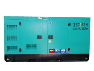 Cina Standby Power 220kW Diesel Generator Soundproof Canopy Powered By Chinese Diesel Engine in vendita