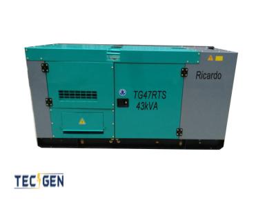 Cina Generatori diesel Weifang ricardo da 43 kVA con isolamento acustico per uso domestico in vendita