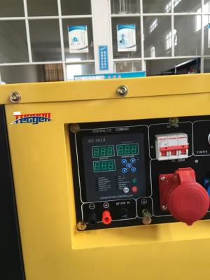 China Gerador diesel silencioso portátil de cilindro único refrigerado a ar 6kW / 6,5kW à venda