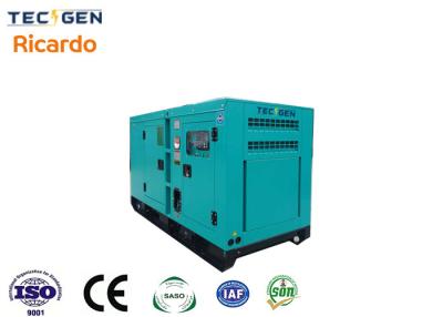 China Single Phase 37kW Ricardo Generator Silent Genset With K4102ZD Diesel Engine For Backup Use Te koop