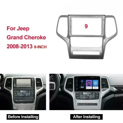 China Stereo Installation Car Radio Fascia Fit Panel Dash Mounting Kit For Jeep Grand Cherokee for sale