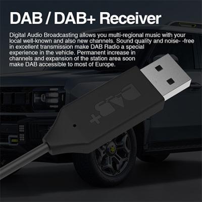 China Car Digital Radio DAB Adapter With Bluetooth FM Transmitter New Digital Radio USB Android DAB+ Box for sale