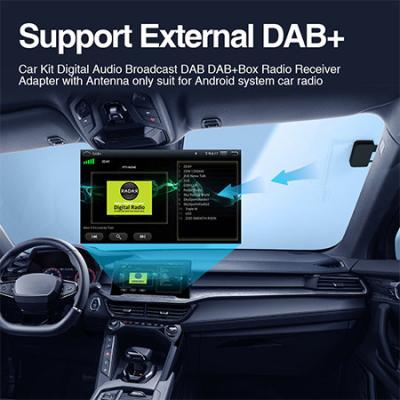 China Car Digital Radio DAB Adapter With Bluetooth FM Transmitter New Digital Radio USB Android DAB+ Box for sale