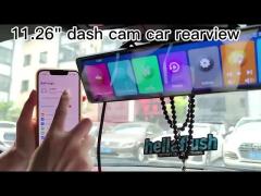 Full Screen Car Dash Cam 4K Image 11.26 Inch 3 Channel Dash Cam For Car Black Box