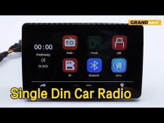 Multimedia Single Din Car Radio 9 Inch HD IPS For Apple / Android