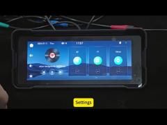 6.86 inch Motorcycle Draagbare GPS Navigatie Apparaat Touch Screen Ondersteunt Radio Functie Dashboard Draadloos CARPLAY Android AUTO