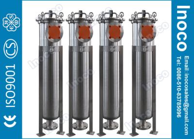 China Alojamento de filtro de aço inoxidável do saco de BOCIN para a filtragem contínua da impureza da água industrial à venda