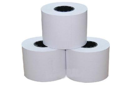 China SGS Approved 80mm X 80mm 55gsm ATM Thermal Paper Rolls for sale