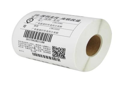China FSC Approved 67x28mm Waterproof Self Adhesive Labels for sale