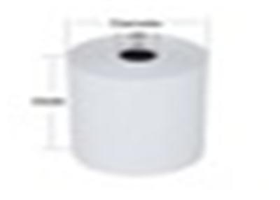 China White 57*40mm Cardboard Core ATM Thermal Paper Rolls for sale