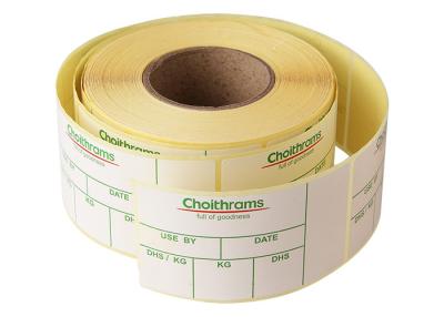 China Preprinted Permanent Adhesive Barcode Label Sticker 57x32mm for sale