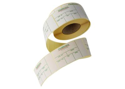 China COC 57x32mm Printable Adhesive Sticky Labels Waterproof for sale