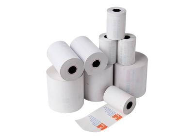 China Double Coating 65gsm ATM Thermal Paper Rolls 80x80mm 57x40mm for sale