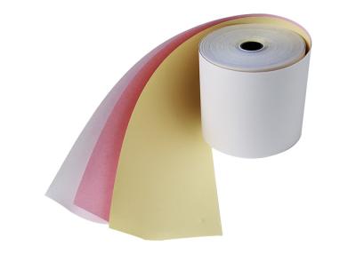 China Carbonless 3 Ply Pos Paper Rolls 80x80 Cash Register Receipt Paper for sale
