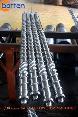 China Single Screw Barrel for YE I Blown Film Line / 65/30 screw barrel for YE I Blowing extruder machinery for sale