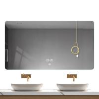 Quality Anti-fog Smart Touch Switch Bathroom Modern Wall Led Mirror for sale