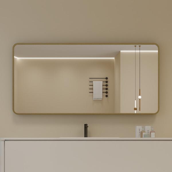 Quality Rectangular Anti Fog Smart Led Bathroom Wall Mounted Vanity Mirror Square for sale