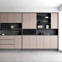 Quality Modern Style Living Room Storage Wine Cabinet with Glass Door Drawer Wine for sale