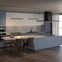 Quality Modern Stainless Steel Kitchen Cabinets Customized Smart Modern Stainless Steel for sale