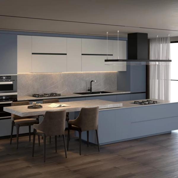 Quality Modern Stainless Steel Kitchen Cabinets Customized Smart Modern Stainless Steel Cabinets for sale