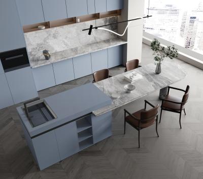 China Factory Price Stainless Steel Kitchen Cupboards Small Kitchen Cabinets Kitchen Set Furniture for sale