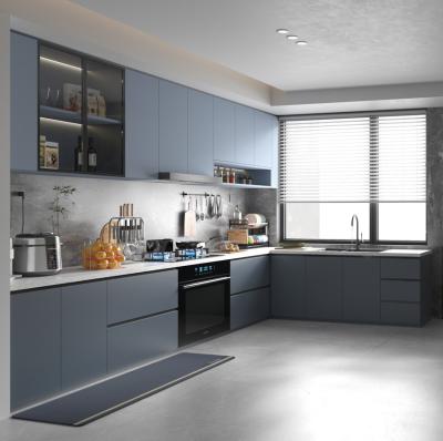 China Custom Full Luxury Lacquer Double Sink Island Cabinets Kitchen Furniture Design Kitchen Cabinet Modern/kitchen Cabinet for sale