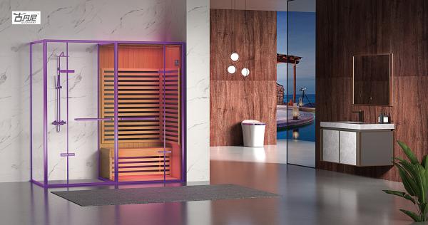 Quality Hydrogen-rich Dry Solid Wood Far Infrared Sauna Room for sale