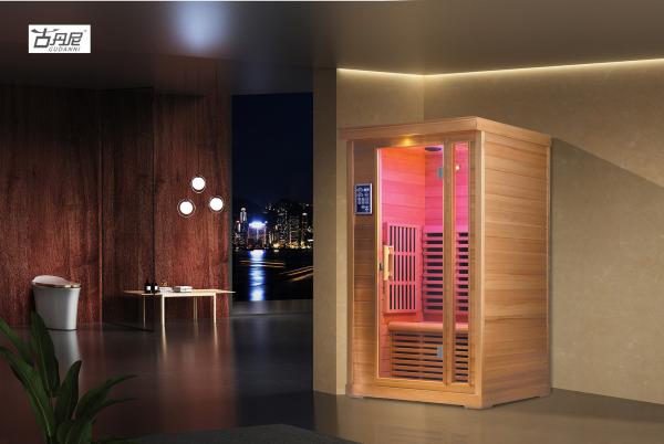 Quality Vitality Dry Solid Wood Wet Steam Sauna Room for sale