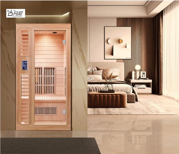 Quality Vitality Dry Solid Wood Wet Steam Sauna Room for sale