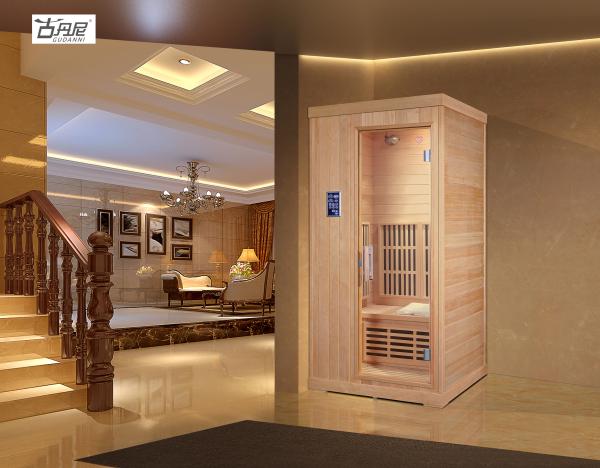 Quality Vitality Dry Solid Wood Wet Steam Sauna Room for sale