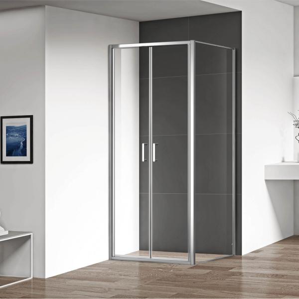 Quality Customizable Sliding Square Tempered Glass Shower Cabin Shower Enclosure for sale