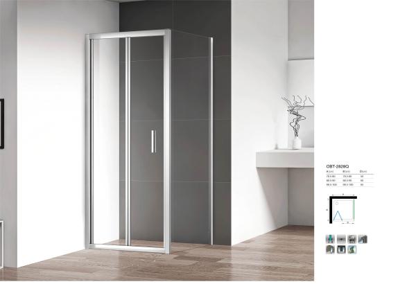 Quality Customizable Sliding Square Tempered Glass Shower Cabin Shower Enclosure for sale
