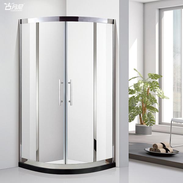 Quality GUDANNI  Stainless Steel Tempered Glass Shower Room Enclosure Bathroom Quadrant Sliding Door for sale