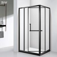 Quality GUDANNI Waterproof Tempered Glass Shower Room Enclosure Bathroom square Folding for sale