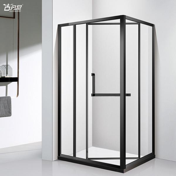 Quality GUDANNI Waterproof Tempered Glass Shower Room Enclosure Bathroom square Folding Door for sale