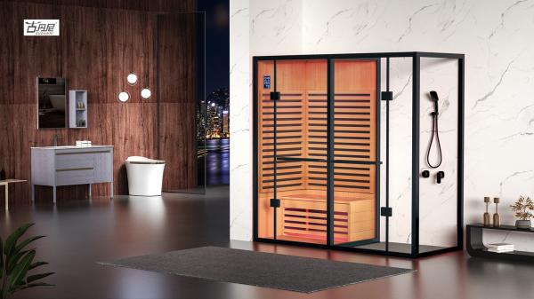 Quality Low EMF Solid Wood Far Infrared Sauna Room for sale