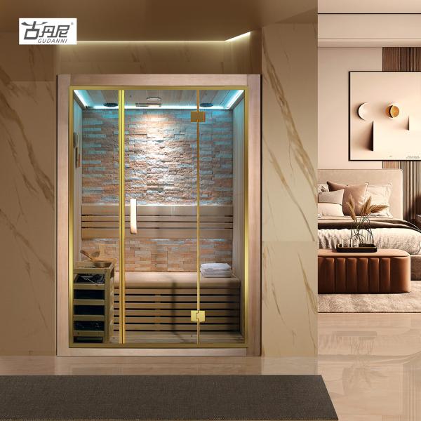 Quality Good Quality Sauna Combine/home Steam Sauna Room with Infrared and Steam Heating System Lay Down Chair Sauna Room for Sale for sale