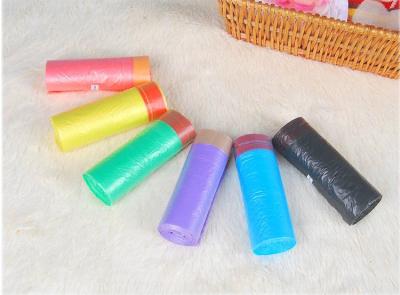 China HDPE Verpakkende Huisvuilniszakken, Drawstring-Vuilnisbakvoeringen Aangepaste Grootte Te koop
