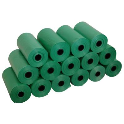 Cina Le borse biodegradabili colorate dello spreco dell'animale domestico, poppa riciclabile del cane insacca il materiale dell'HDPE in vendita