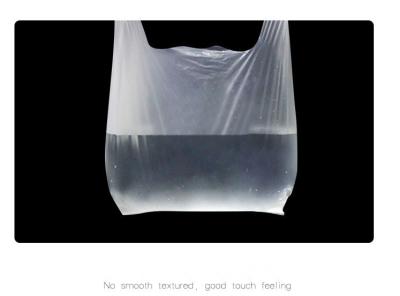 Cina Sacchetto di plastica degradabile di compera della maglia, colore bianco, materiale dell'HDPE in vendita