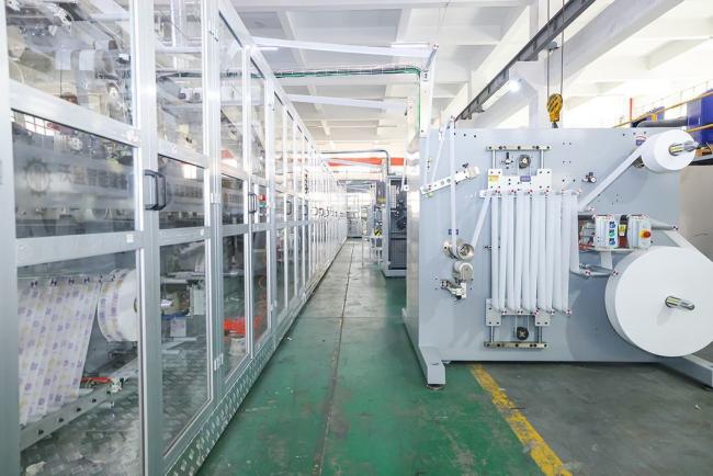 Finished product output section