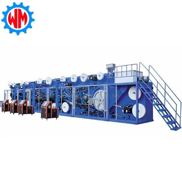 Quality Full Servo Adult Diaper Making Machine High Speed Automatic System with Good After-sale for sale