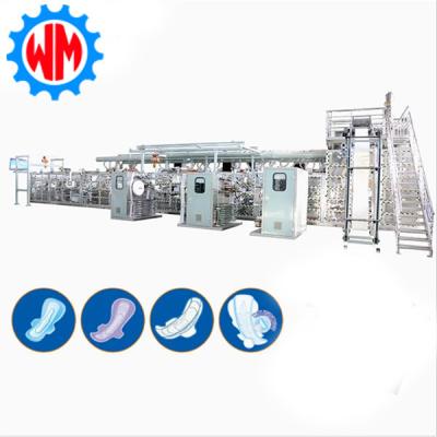 China Modern And Clean Appearance Fully Automatic Baby Diaper Machine With Customized Color For Enhanced Image for sale