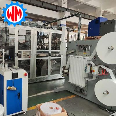 중국 완전 자동 직렬 패크 아기 기저귀 만드는 기계 생산 라인 저 에너지 판매용