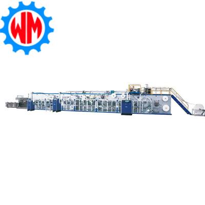 China Full Servo Semi Servo Diaper Production Plant Customized Pull Up Diaper Machine for sale