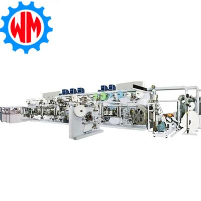 Китай Полная серво линия производства детских подгузников индивидуальная интеллектуальная машина продается