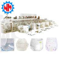 China CE Full Servo Baby Diaper Making Machine 700pcs/min Quick Module Replacement 380V 50Hz for sale